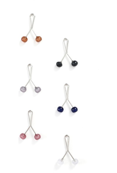 Mervin Şal 6`lı Yuvarlak Uçlu Eşarp Klipsi