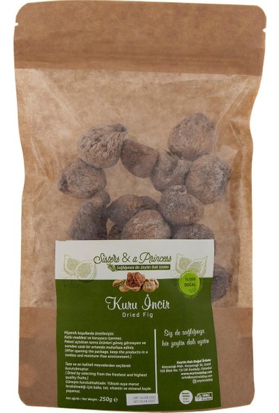Sisters & a Princess Kuru Incir (250 gr)
