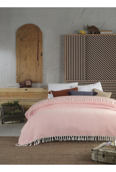 Lux Touch | Lily Indigo Tek Kişilik Pike | 145X200 cm | Yatak Örtüsü | Koltuk Örtüsü | Pamuklu