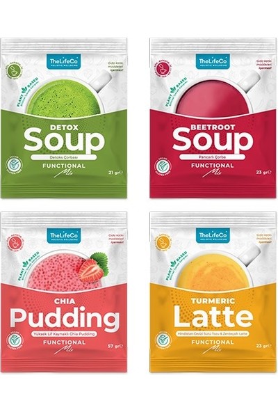 TheLifeCo Thelifeco Functional Food - 4'lü Mix TheLifeCo Thelifeco Functional Food - 4'lü Mix