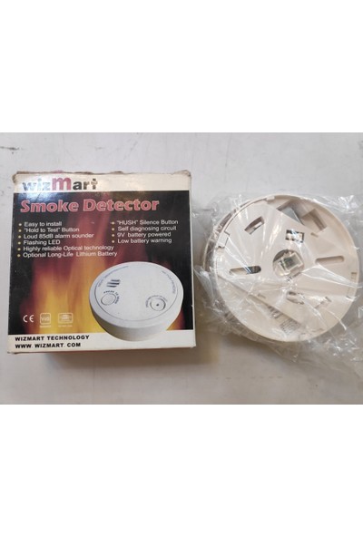 Wizmart Pilli Duman Dedektörü