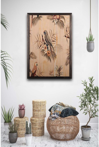 Bystag Ahşap Tablo Bird Heaven