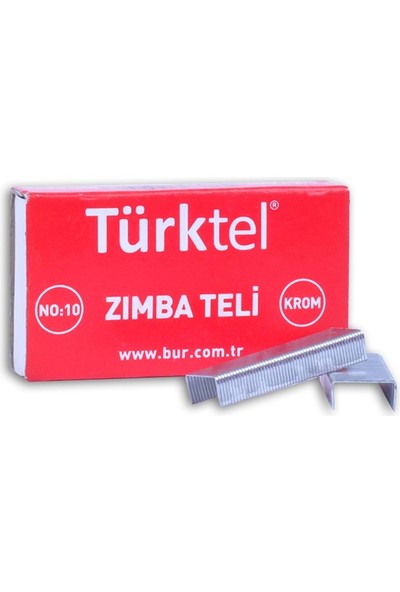 Türkpen Türkoffice Zımba Teli No:10 Gümüş Türkpen Türkoffice Zımba Teli No:10 Gümüş