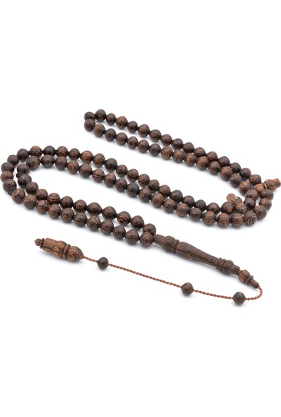 MURTY99 Usta Işi Beyzi Kesim Sarık Imameli 99 Luk Venge Ağacı Tesbih Orta Boy