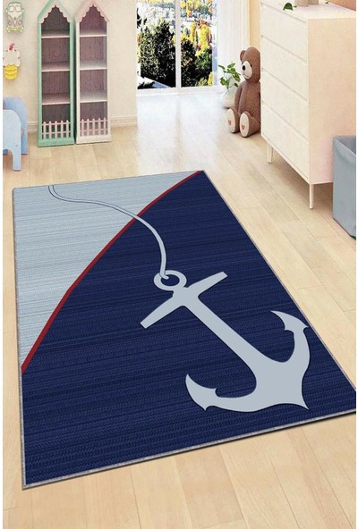 Showy Baby Çapa Desenli Lüks Çocuk Odası Halısı