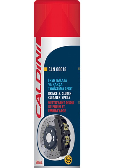 Caldini Fren Balata ve Parça Temizleme Spreyi 500 ml Caldini Fren Balata ve Parça Temizleme Spreyi 500 ml