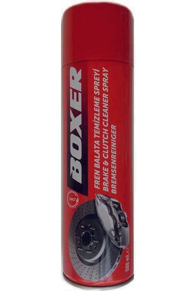Boxer Fren Balata ve Parça Temizleme Sprey 500 ml Boxer Fren Balata ve Parça Temizleme Sprey 500 ml