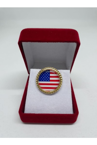 Merit Collection Amerika Birleşik Devletleri Bayrağı Yaka Rozeti Merit Collection Amerika Birleşik Devletleri Bayrağı Yaka Rozeti