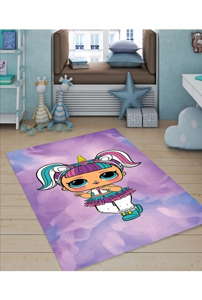 Showy Baby Lol Bebek Desenli Çocuk Odası Halısı