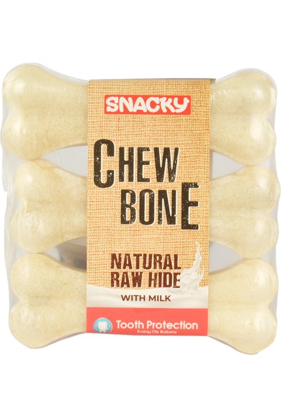 Flip Beyaz Çiğneme Kemiği 10 cm 30 gr - 3'lü