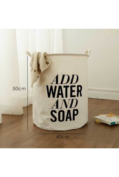 Lyn Home & Decor Add Water And Soap Çok Amaçlı Sepet 40 x 50
