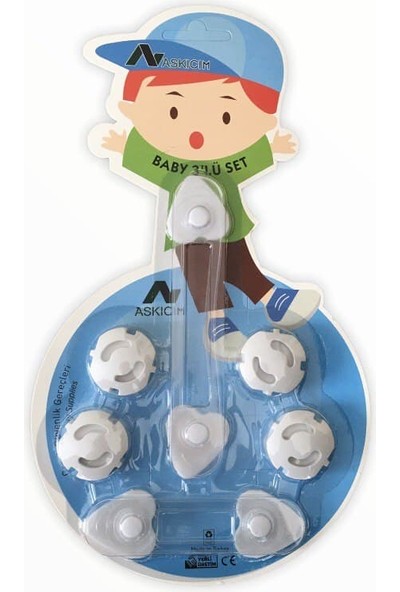 Misina Shop Çocuk Bebek Ev Güvenlik Kilit Koruyucu Seti Misina Shop Çocuk Bebek Ev Güvenlik Kilit Koruyucu Seti