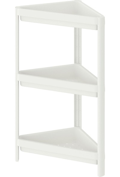 Dnztrend Vesken Üçgen Raf Ünitesi 3 Katlı Köşe Banyo Rafı Düzenleyici Organizer Dnztrend Vesken Üçgen Raf Ünitesi 3 Katlı Köşe Banyo Rafı Düzenleyici Organizer