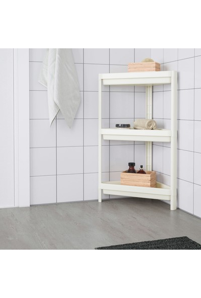 Dnztrend Vesken Üçgen Raf Ünitesi 3 Katlı Köşe Banyo Rafı Düzenleyici Organizer Dnztrend Vesken Üçgen Raf Ünitesi 3 Katlı Köşe Banyo Rafı Düzenleyici Organizer