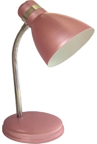 Nisa Nisaluce Modern Krom Spiralli Masa Lambası Pembe