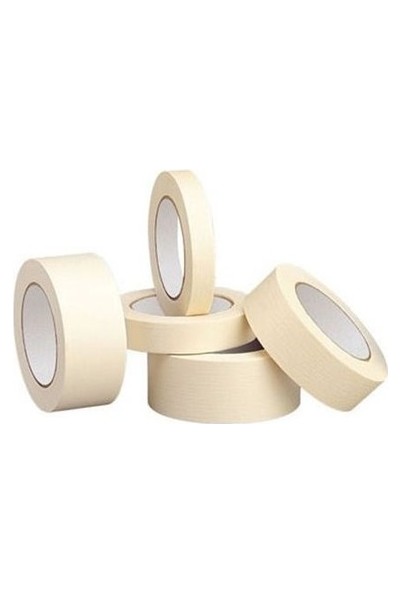 Mercanlar Ambalaj Maskeleme Bandı Kağıt Bant 48MM x 25MT Dayanıklı 24'lü Paket
