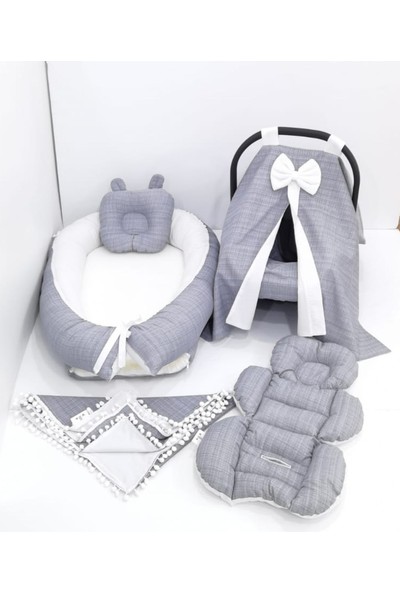 Mordesign 6 Parça Babynest Set V6 Gri