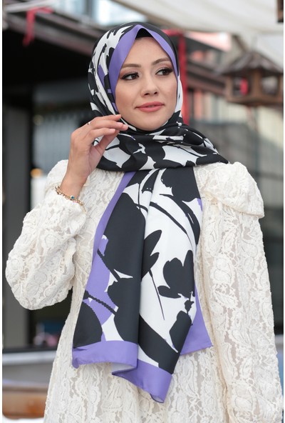 Moda Çizgi Desenli Twill Şal Çok Renkli Td-23 Moda Çizgi Desenli Twill Şal Çok Renkli Td-23