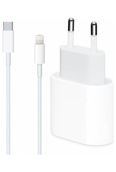 Doatech iPad Pro 12.9 Inç (5. Nesil) Usb-C Şarj Veri Kablosu 2m ve 20W Usb-C Güç Adaptörü