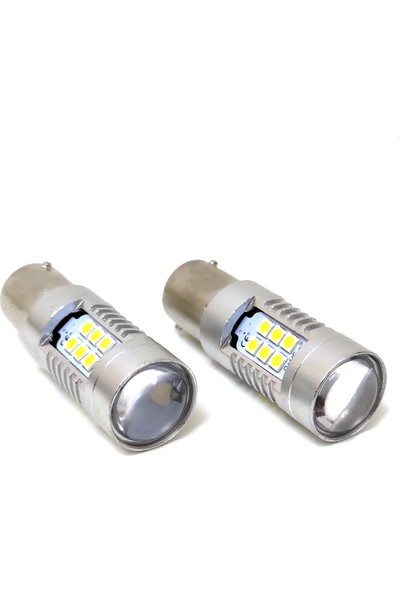 Femex Platinum P21W 1156 Tek Duy LED Ampul Beyaz Mercekli 6000K Femex Platinum P21W 1156 Tek Duy LED Ampul Beyaz Mercekli 6000K