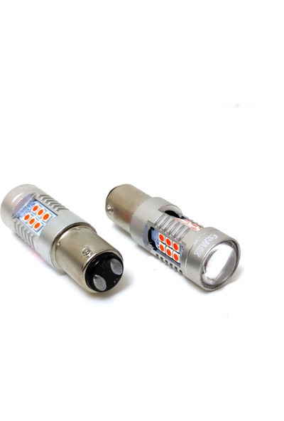 Femex Platinum P21W 1157 Çift Duy LED Ampul Kırmızı Mercekli Femex Platinum P21W 1157 Çift Duy LED Ampul Kırmızı Mercekli