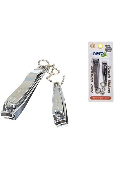 Nerox Tırnak Makası Set Ikili Metalik Renk