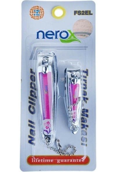 Nerox Tırnak Makası Set Ikili Renkli