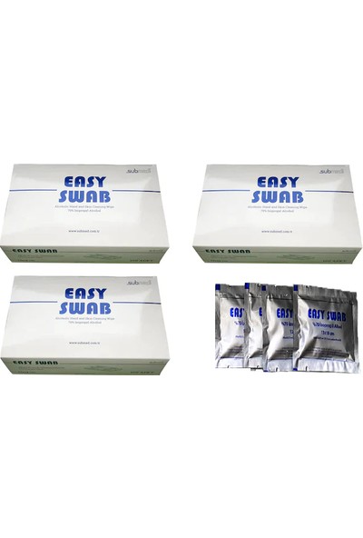 Submed Alkollü Mendil El Temizleme Mendili 300 Adet