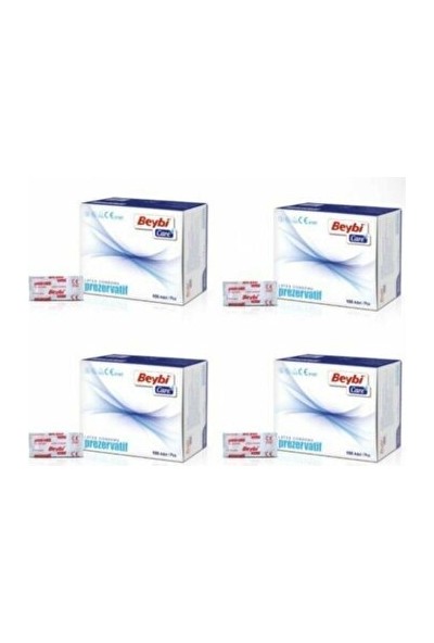 Beybi Lateks Prezervatif 100'LÜ 4 Kutu 400 Adet Beybi Lateks Prezervatif 100'LÜ 4 Kutu 400 Adet