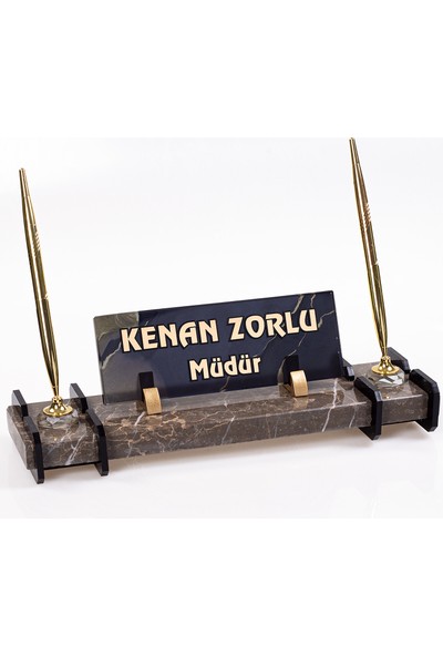 İsimlik Sepeti Prestij Mermer Masa Isimliği Kahve İsimlik Sepeti Prestij Mermer Masa Isimliği Kahve