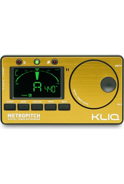Kliq Music Gear Metropitch - Tüm Enstrümanlar İçin Metronom Tuner (Yurt Dışından)