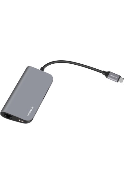 Momax Onelink 8 In 1 Usb-C Hub Çevirici Momax Onelink 8 In 1 Usb-C Hub Çevirici