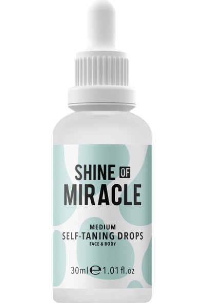 Shine Of Miracle Shine of Miracle Medium Self-tanning Drops ( Güneşsiz Kendinden Bronzlaştırıcı ) SOM2 Shine Of Miracle Shine of Miracle Medium Self-tanning Drops ( Güneşsiz Kendinden Bronzlaştırıcı ) SOM2