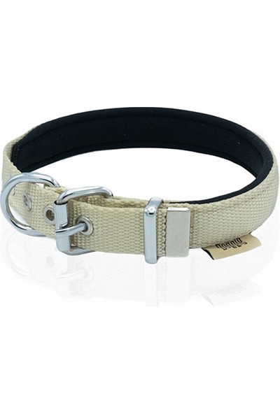 Doggie Köpek konfor Dokuma Boyun Tasması Haki 3X47-55 cm