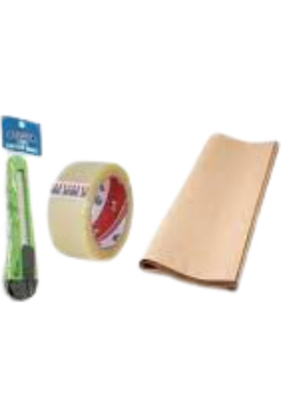 İhtiyaç Limanı Çeyiz Paketleme Seti Kraft Kağıt 100 X140 cm 10 Adet Maket Bıçağı Koli Bandı 100 mt İhtiyaç Limanı Çeyiz Paketleme Seti Kraft Kağıt 100 X140 cm 10 Adet Maket Bıçağı Koli Bandı 100 mt