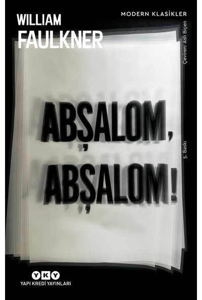 Abşalom Abşalom!-William Faulkner