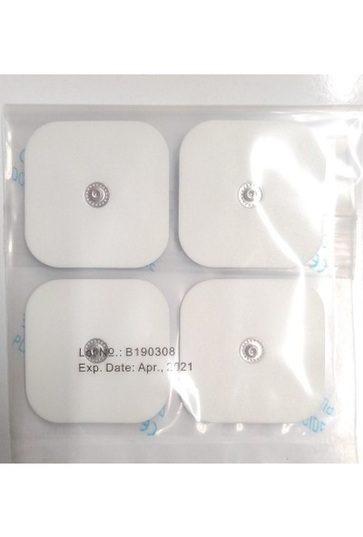 Megastim Tens Elektrodu Çıtçıtlı 5x5 Cm Megastim Tens Elektrodu Çıtçıtlı 5x5 Cm