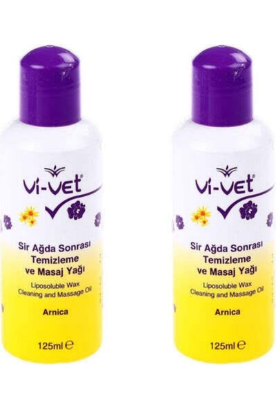 Vi-Vet Ağda Temizleme ve Masaj Yağı Arnika 125ML 2'li Vi-Vet Ağda Temizleme ve Masaj Yağı Arnika 125ML 2'li