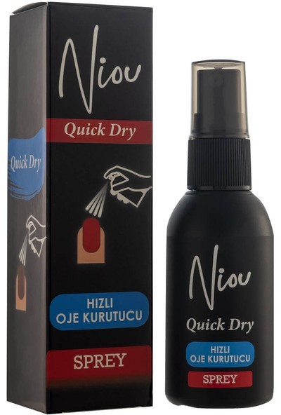 Niou Hızlı Oje Kurutucu Sprey 30 ml