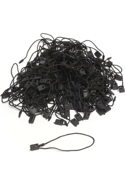 Koza Fermuar Siyah Kilitli Etiket Ipi 1000 Adet