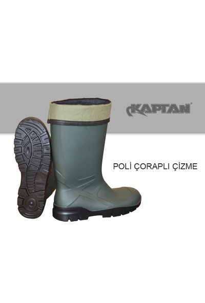 Captain Çizme Poli Çoraplı Model No: 40