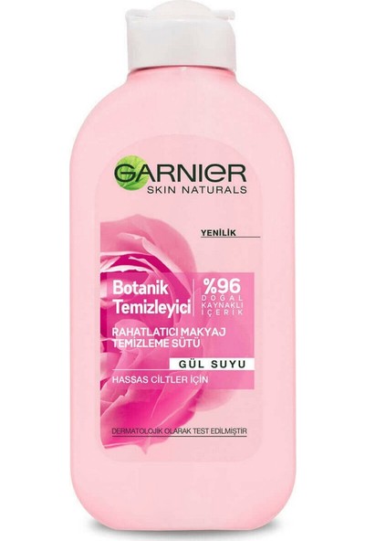 Garnier Botanik Rahatlatıcı Makyaj Temizleme Sütü Temizleyici Gül Suyu 200ML Garnier Botanik Rahatlatıcı Makyaj Temizleme Sütü Temizleyici Gül Suyu 200ML