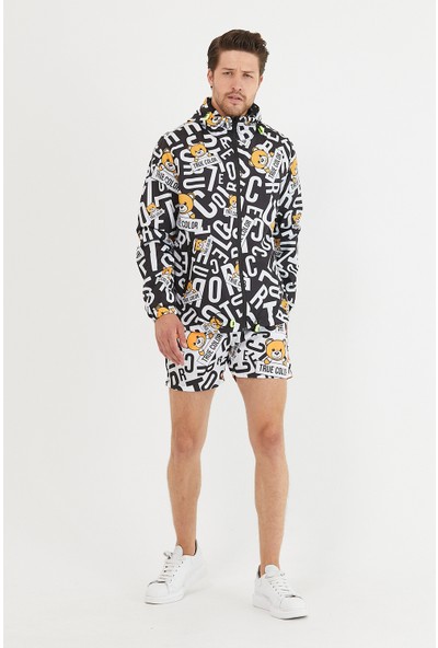 Tarz Cool Erkek Beyaz-Siyah-Hardal Alt Üst Takım Kombin Deniz Şortu & YAĞMURLUK-TCDNZR15S Tarz Cool Erkek Beyaz-Siyah-Hardal Alt Üst Takım Kombin Deniz Şortu & YAĞMURLUK-TCDNZR15S