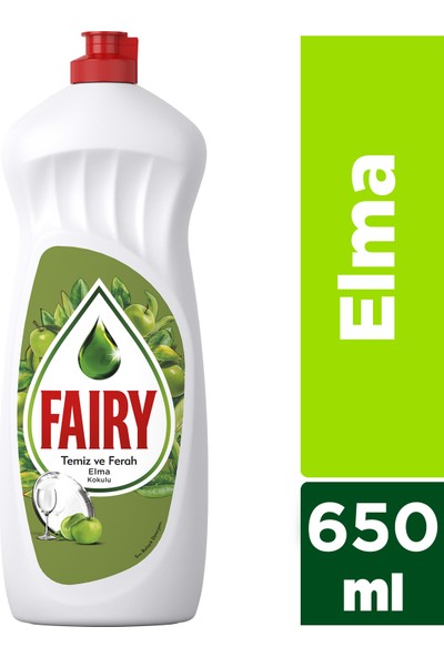 Fairy 650 ml Sıvı Bulaşık Deterjanı Elma Fairy 650 ml Sıvı Bulaşık Deterjanı Elma