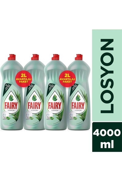 Fairy Sıvı Bulaşık Deterjanı Losyonlu 4X1000ML Fairy Sıvı Bulaşık Deterjanı Losyonlu 4X1000ML