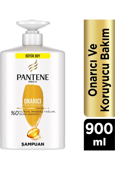 Pantene Onarıcı ve Koruyucu Şampuan 900 ml Pantene Onarıcı ve Koruyucu Şampuan 900 ml