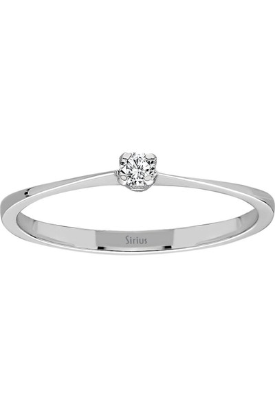 Sirius 0,05 Karat Pırlanta Tektaş Yüzük 0404R0074