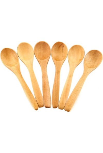 Balsa Ahşap 6'lı Çay Kaşığı