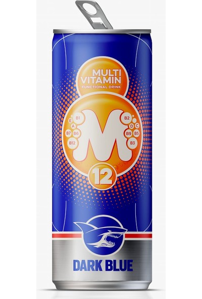 Dark Blue Enerji Içeceği Multivitamin 12 x 250 ml Dark Blue Enerji Içeceği Multivitamin 12 x 250 ml