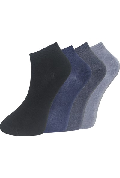 12'li Dikişsiz Erkek Bambu Kısa Patik Çorap